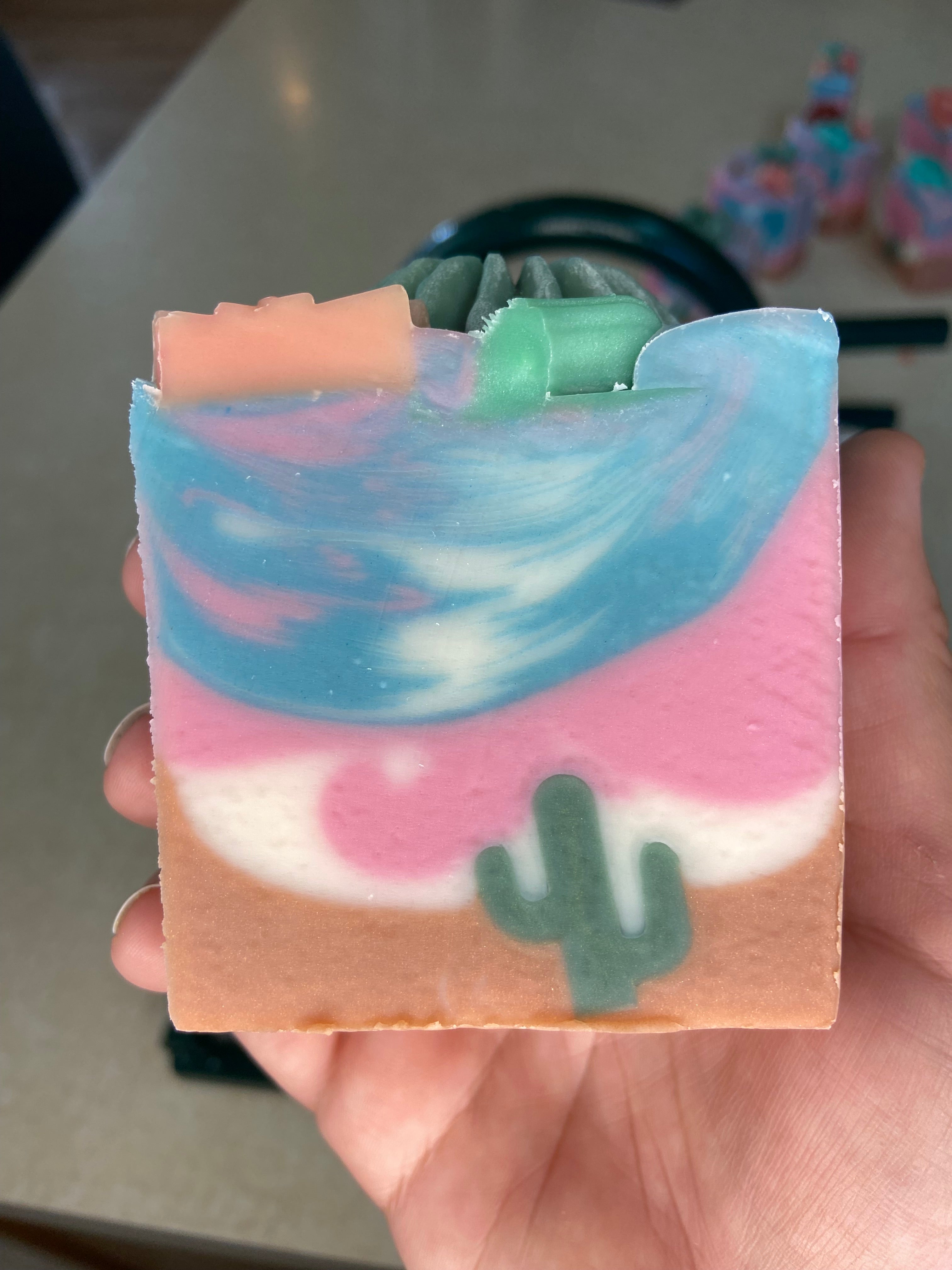 Soap of the Month Club Arizona Themed Soap with Cactus and Succulents ...